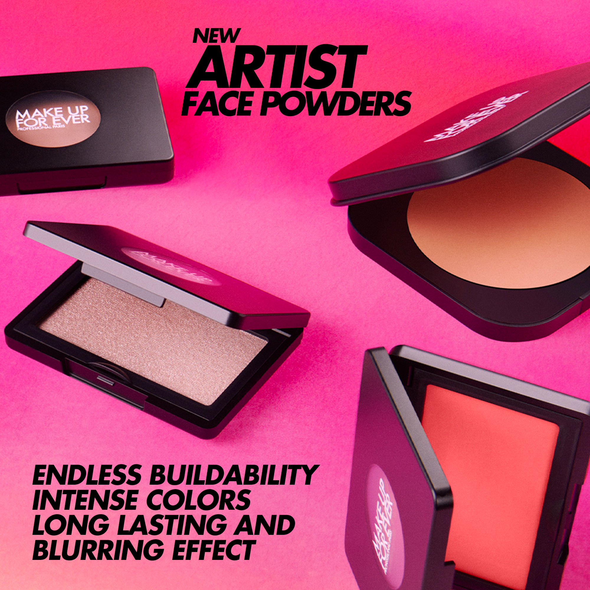 Artist Face Powder - New Intense Blush | Make Up For Ever UAE