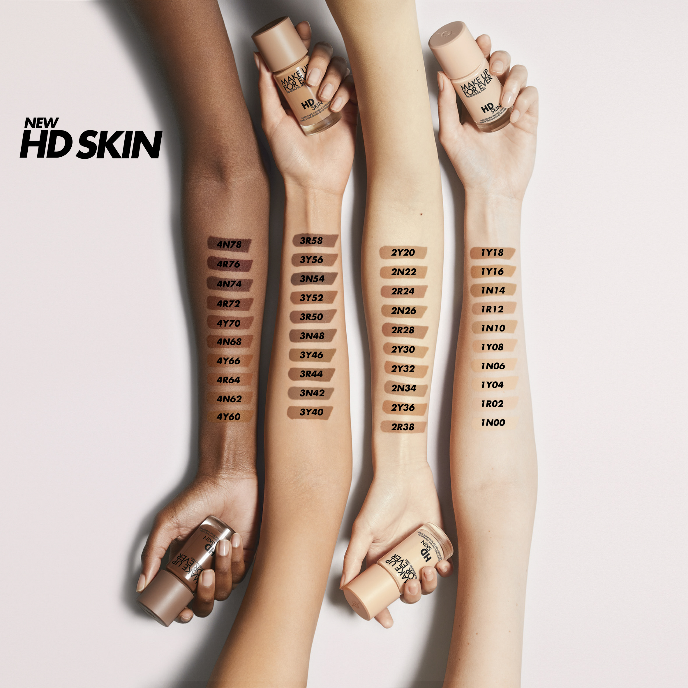 HD Skin Liquid Foundation -Shade #1N00 | Make Up For Ever UAE